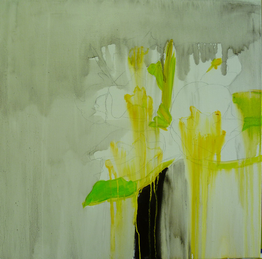 Bouquet de Printemps, Acrylic and pastels flower painting tutorial