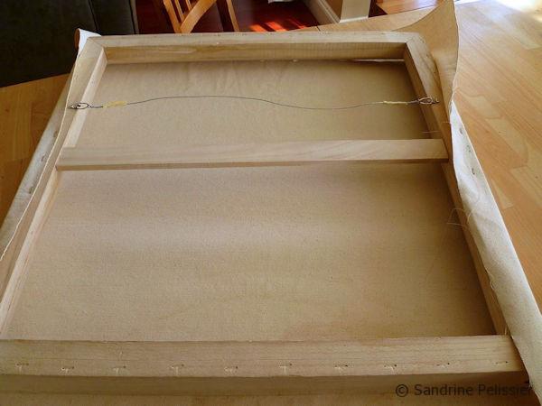 Stretching canvas over frame, or how to reuse your old frames - ARTiful ...