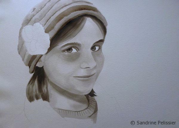 Mixing watercolor and India ink – ARTiful: painting demos