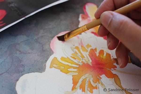 How to make your watercolor paintings pop with pastels