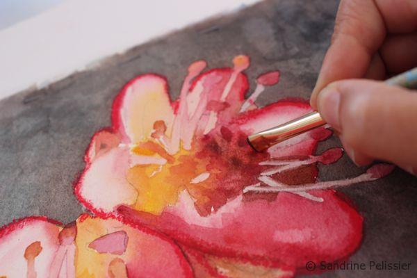 How to make your watercolor paintings pop with pastels