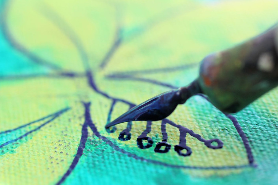 Step by step tutorial: Intuitive semi abstract landscape