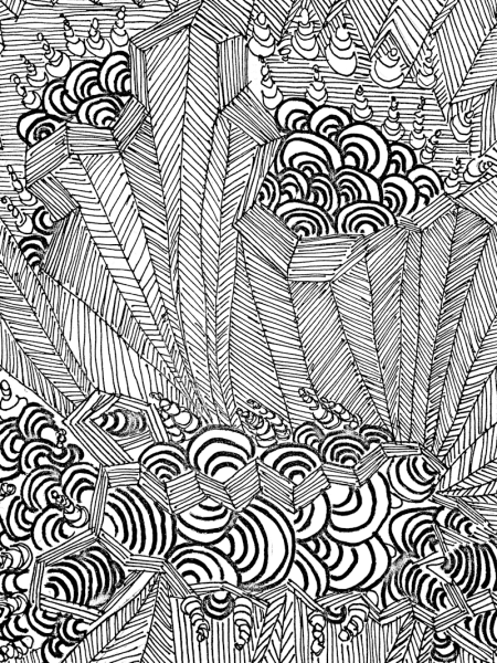 Week 5: Draw or paint something using only simple geometric patterns ...