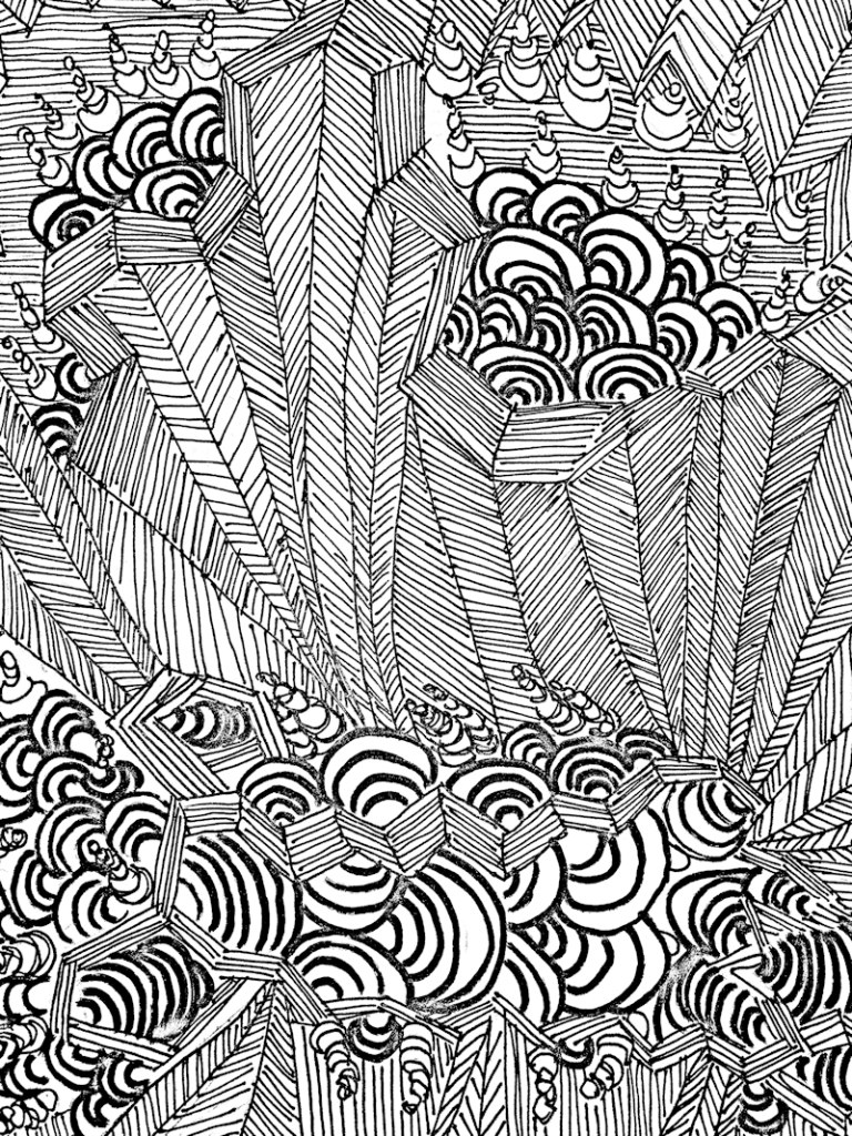 Week 5: Draw or paint something using only simple geometric patterns ...