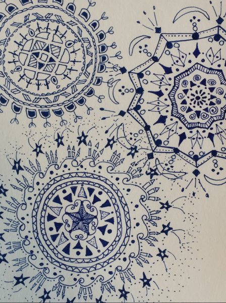 Week 5: Draw or paint something using only simple geometric patterns ...