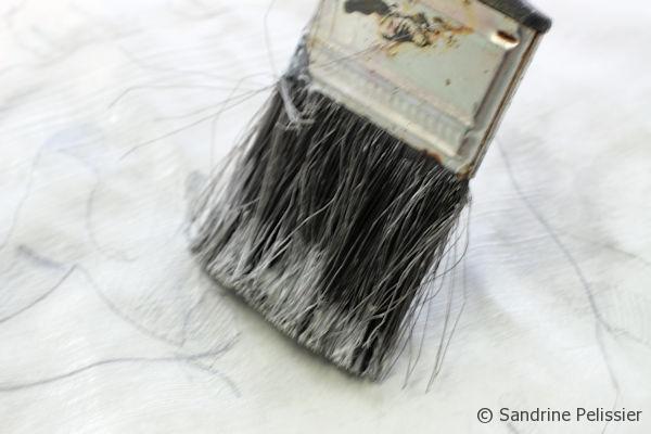 Indian ink washes over life drawings- step by step tutorial