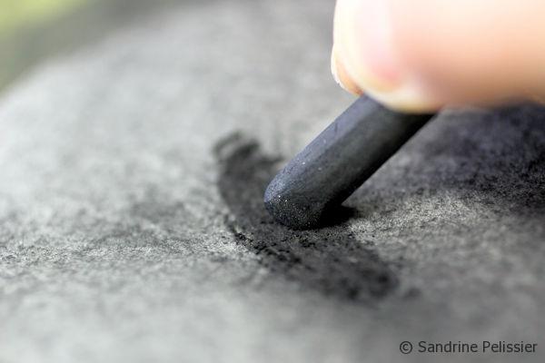 Charcoal portrait on paper step by step : Beehive - ARTiful: painting demos