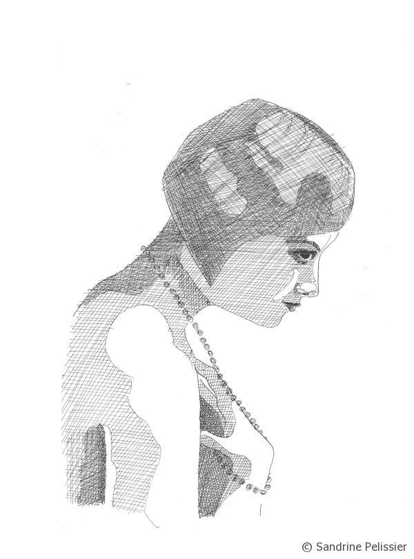 Cross hatching portraits - ARTiful: painting demos