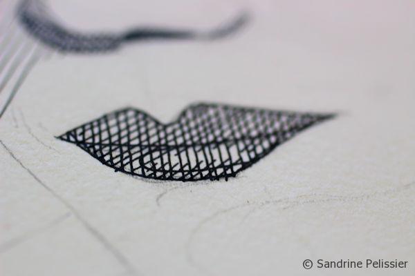 Cross hatching portraits - ARTiful: painting demos