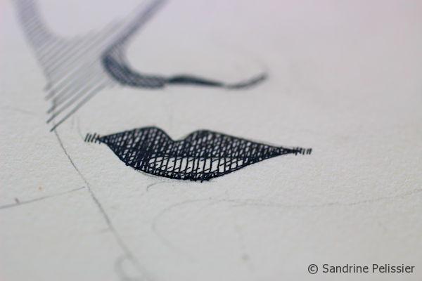 Cross hatching portraits - ARTiful: painting demos