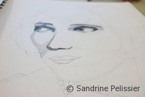 Cross hatching portraits - ARTiful: painting demos