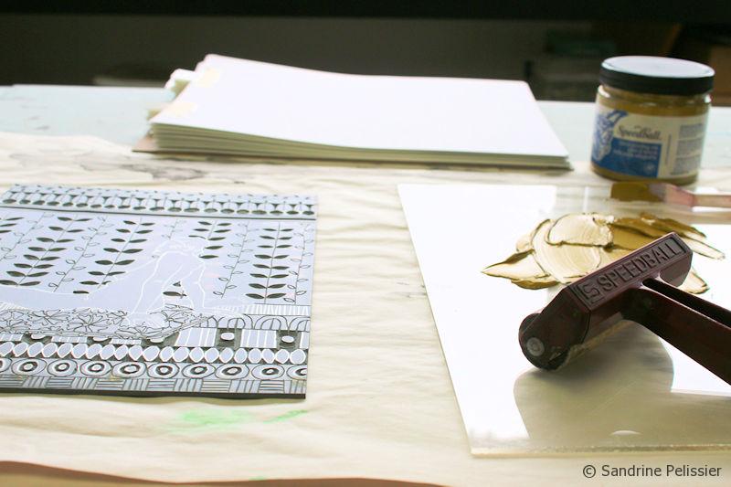Trying a reduction print - ARTiful: painting demos