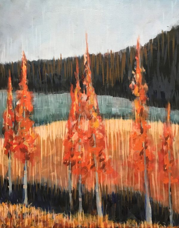 Week 21: Two complementary colors painting - ARTiful: painting demos