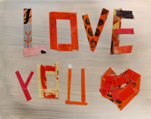 How to make paper collage cards – ARTiful: painting demos