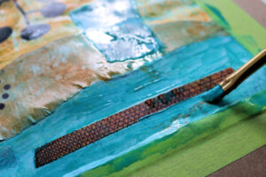 Mixed media and collage small paintings : A few techniques you can use ...